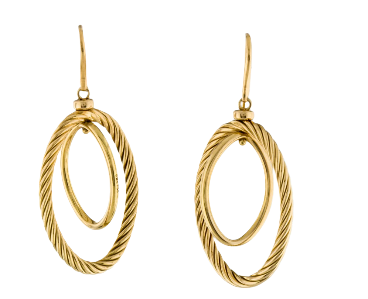 DAVID YURMAN 18K GOLD EARRING MOBILE COLLECTION